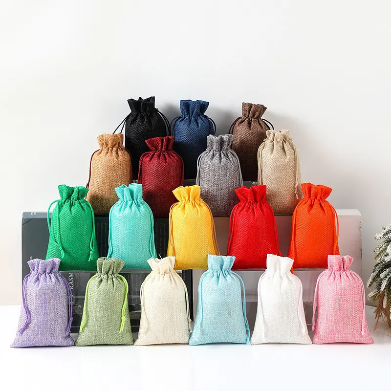 Jute Drawstring bags - Packaging bag manufacturers & printers - China ...