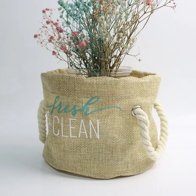 Round Linen Bag - Packaging bag manufacturers & printers - China. C.S.R ...